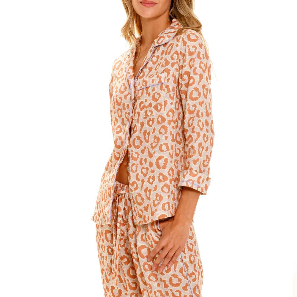 Emma Panther Pink Long Pajama Set – The Lazy Poet